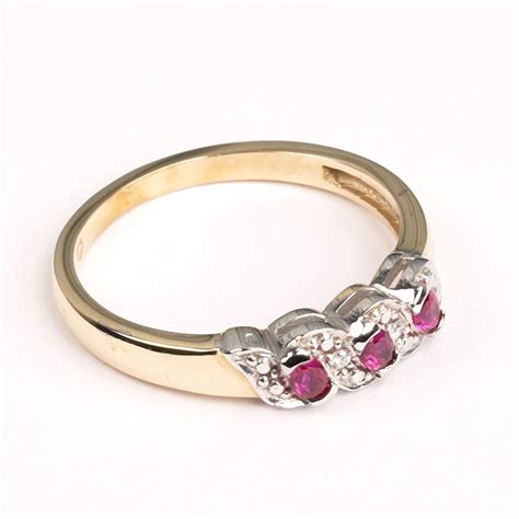 Heddie Ruby And Diamond Ring — Sunstate Jewellers