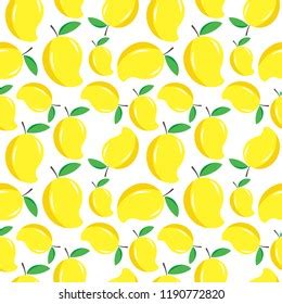 Mango Seamless Pattern Texture Background Vector Stock Vector Royalty Free