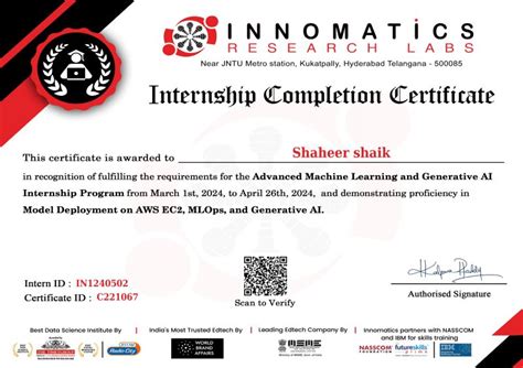 Shaheer Shaik On Linkedin Im Thrilled To Announce That Ive Achieved
