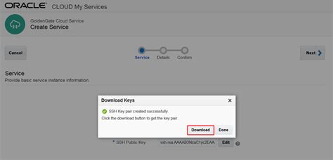 Update Publicprivate Key Pairs Of Oracle Public Cloud Services