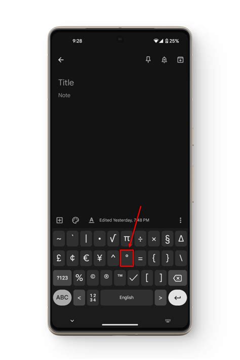 How To Type A Degree Symbol On Mobile Desktop