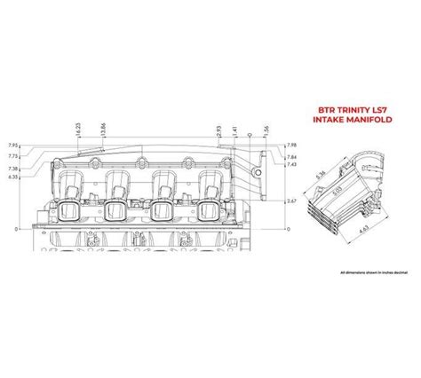 Btr Tra 7 P105 V2 Trinity Intake Manifold For Ls7 Engines Version 2