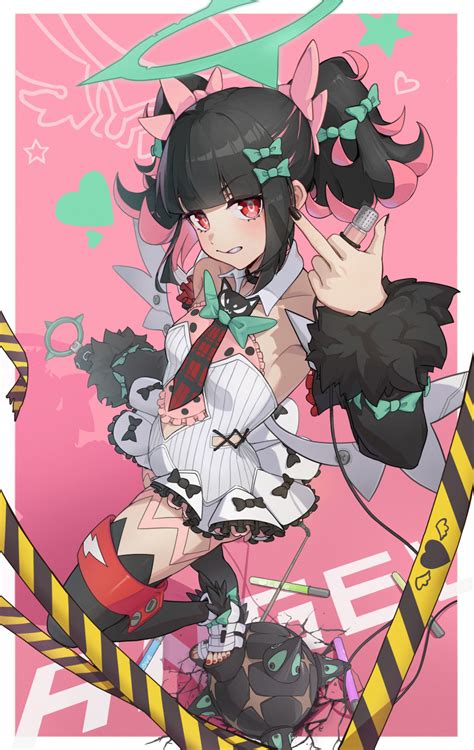 Blackxyfaf Rokudu Sariel Zenless Zone Zero Absurdres Chinese Commentary Commentary Request