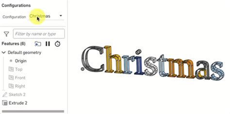 Configurable Text Item Sticker Or Padprint — Onshape