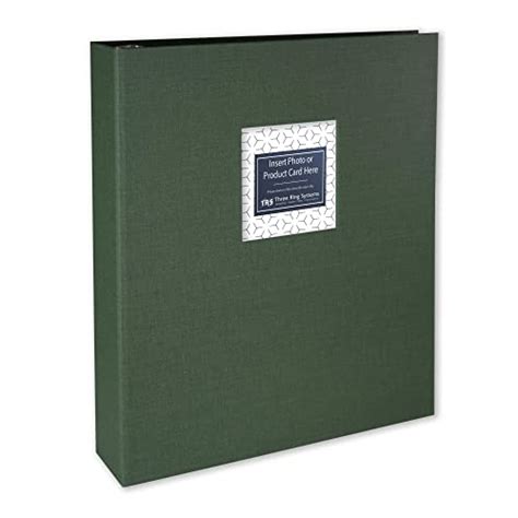 Presentation Window Binder 1 Inch 3 Ring Binder Fern Green Pricepulse