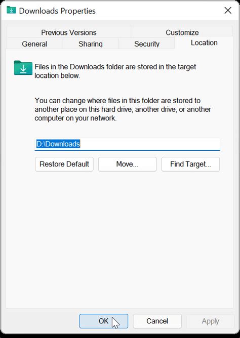 آموزش 2 روش تغییر مسیر دانلود در ویندوز 11 انزل وب