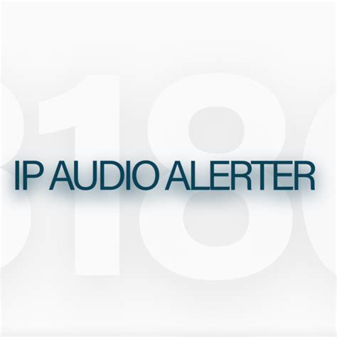 8180 IP Audio Alerter Algo Communication Products Ltd