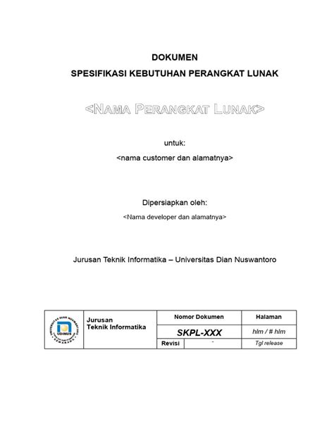 Template Skpl Oo Pdf