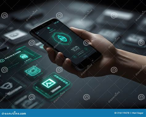 Secure Digital Fortification Safeguarding Your Connections Stock Illustration Illustration Of