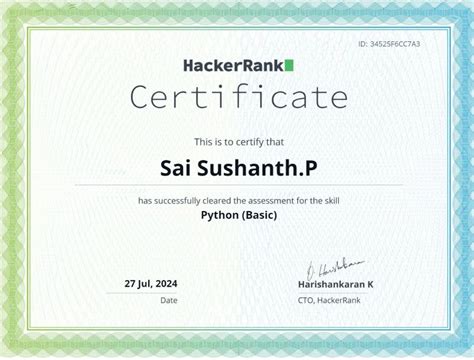 I Am Excited To Share That I Have Successfully Completed Python Basic