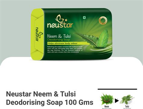 Elements Neustar Neem Tulsi Deodorising Soap At Piece Neem Tulsi Soap In Karur ID