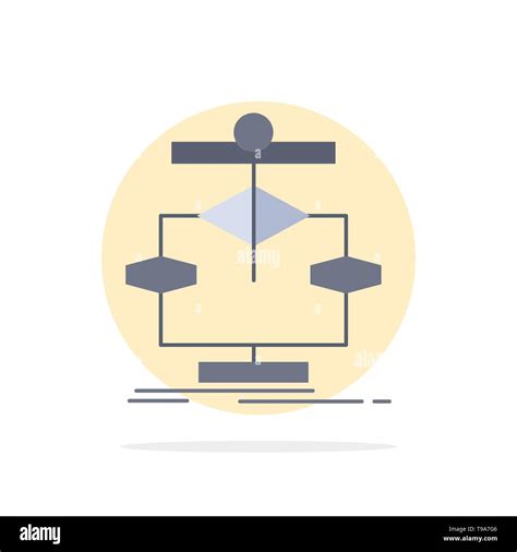 Abstract Flowchart Diagram Computer Program Stock Vector Images Alamy