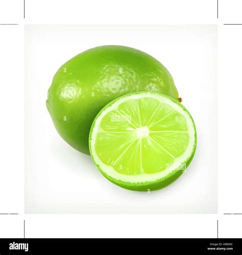 Real Lime Stock Vector Images Alamy