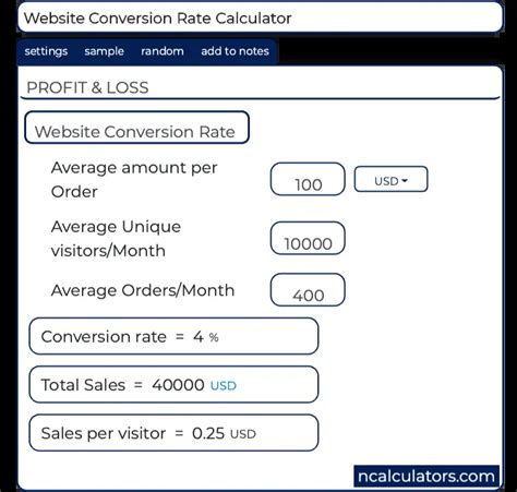 Conversion Calculator Rate At Marcus Lewis Blog