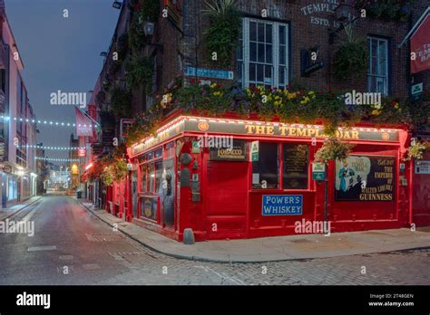 The Temple Bar Pub Is A Traditional Irish Pub In Dublin Ireland