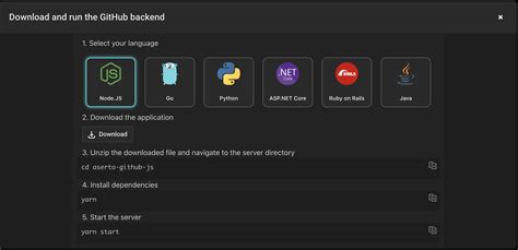 Download The Github Backend Aserto Docs
