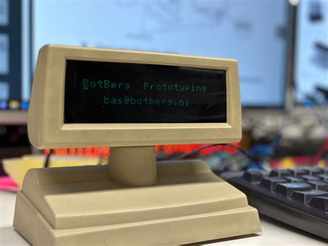 Epson ESC POS Terminal Geeft Via RS232 Dynamisch Teksten Vanuit De