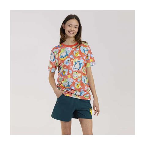 Pikachu Pokémon Tropical Teal Shorts Women Pokémon Center Official Site