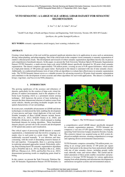 Pdf Yuto Semantic A Large Scale Aerial Lidar Dataset For Semantic