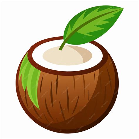 Dibujos Animados De Clipart De Coco Dibujos Ilustrados Vector Premium Generado Con Ia