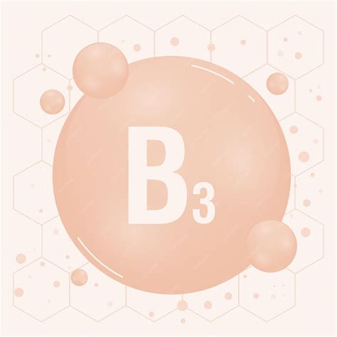 ビタミン B3 シャイニング ピル カプセル アイコン化学式グループ B ナイアシンとビタミン複合体シャイニング物質ドロップ ヒース広告
