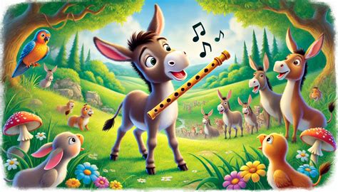 La Fabula de el burro y la flauta adapatada para niños DePrimaria