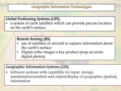 Geographic Information System Gis And Its Application In Precision Farming Pdf Agriculture