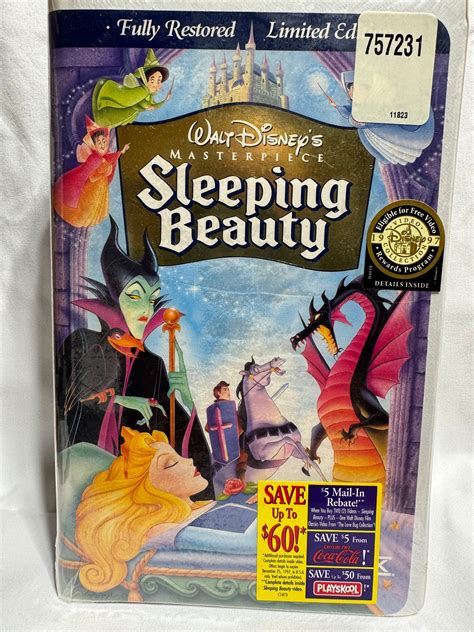 Walt Disneys Masterpiece Sleeping Beauty Vhs Etsy