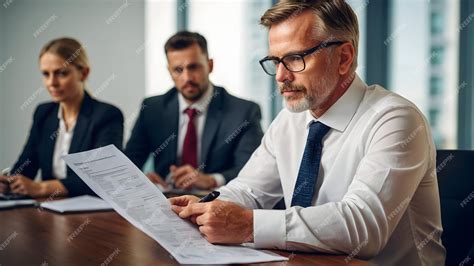 Premium Photo Risk Manager Assessing Contract Compliance For