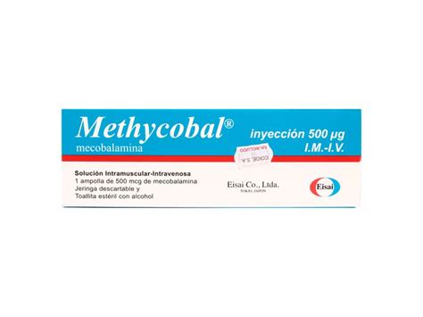 Comprar Methycobal 500mcg Inyectable Caja X 1 Ampolla Walmart