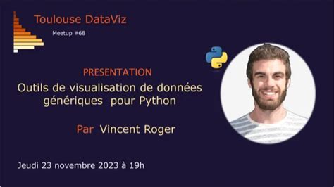 Webinaire Outils de visualisation de données génériques pour Python