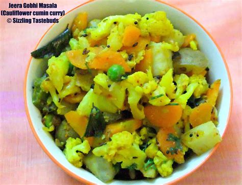 Gobhi Jeera Masala Cauliflower Cumin Dry Curry Side Dish For Rotis