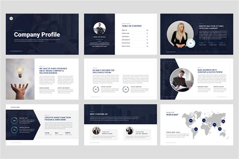 Company Profile Template Powerpoint