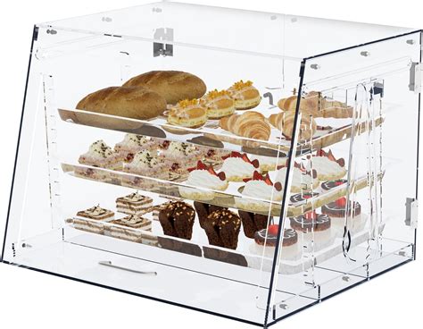 Buy Pastry Display Case 3 Tray Commercial Countertop Bakery Display