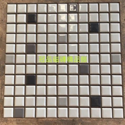 冠品磁磚精品館 國產精品 正方形馬賽克磚2 35X2 35CM 整張約29 15X29 15CM 冠品磁磚精品館