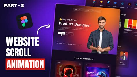 How To Create Full Page Website Scroll Animation In Figma Figma Tutorial Youtube