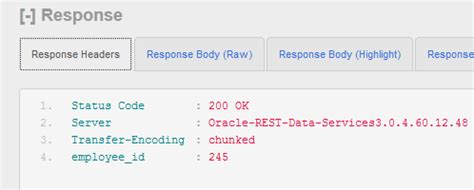 Creating And Using A RESTful Web Service In Application Express