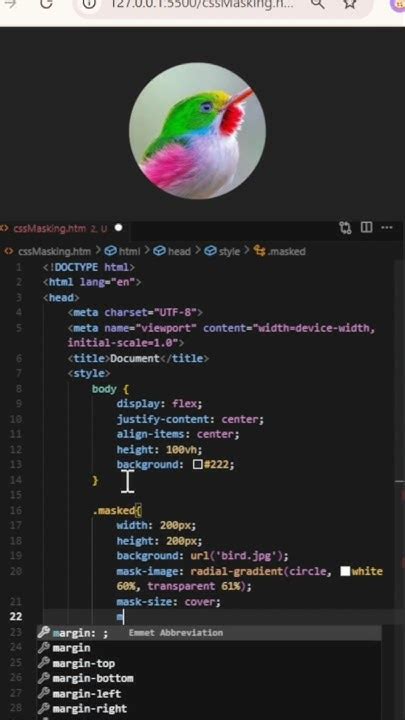 Masking In Css Explained In 60 Seconds Css Mask Tutorial Playlist