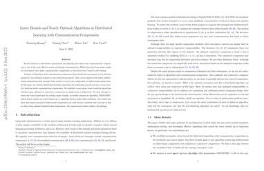 Lower Bounds And Nearly Optimal Algorithms In Distributed Learning With