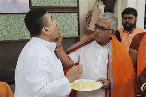 Bjp Leader Dilip Ghosh Birthday Celebration Of Dilip Ghosh Became