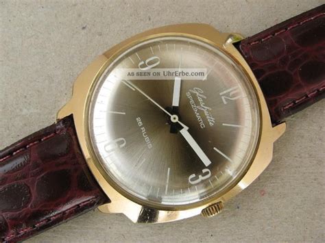 Glashütte Spezimatic Armbanduhr Vintage Watch Hau Uhr Automatic 26 Rubis