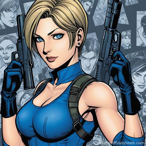 Jill Valentine Character Study Stable Diffusion Online