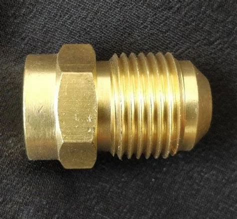 Plain Hexagonal Brass Threaded Cap Plug For Hardware Fitting At Rs 14piece In Jamnagar