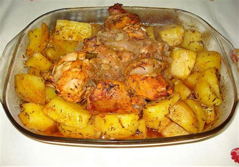 Receitas De Portugal Frango No Forno Delicioso Batatinhas