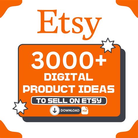 3000 Digital Product Ideas To Sell On Etsy Popular Digital Product
