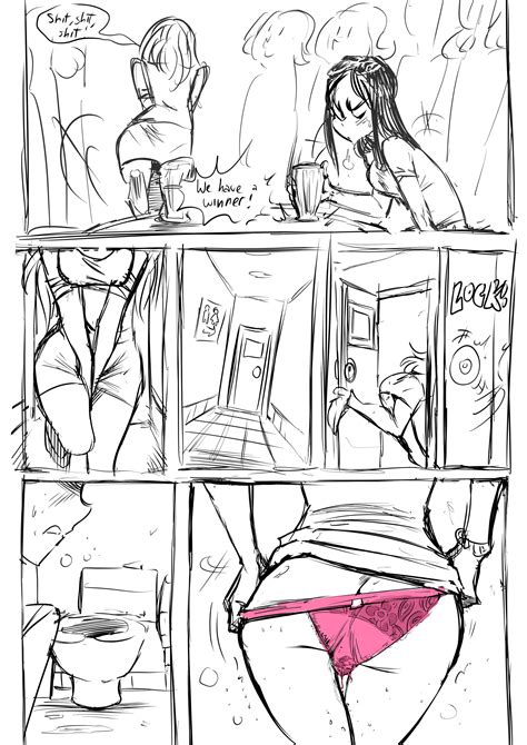 Rule 34 2girls 6koma Ass Ass Cleavage Barbara Biku Biku Black Hair