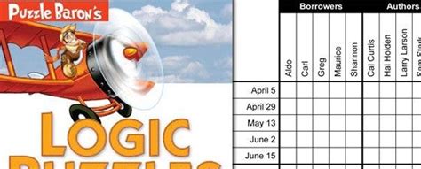 Puzzle Barons Logic Puzzles Vol 2 Puzzle Baron
