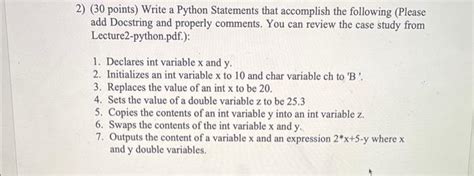 Solved Points Write A Complete Python Program That Chegg