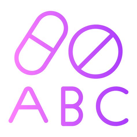 Vitamin Generic Gradient Outline Icon