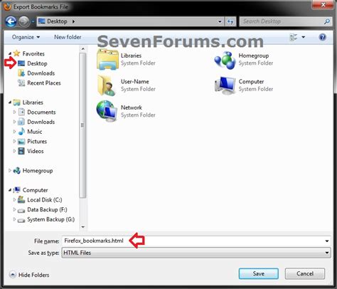 Firefox Bookmarks Export Backup And Import Restore Tutorials